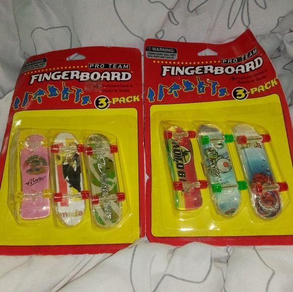 Pro Team Fingerboard | Toys | Pro Team Fingerboard 3 Pack Set Of 2 ...